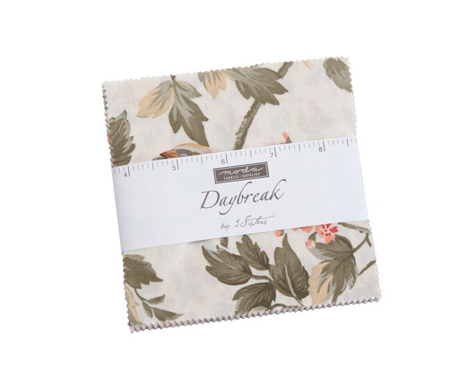 Moda Charm Pack DAYBREAK From 3 SISTERS 42 5" Squares Cotton Fabric ...