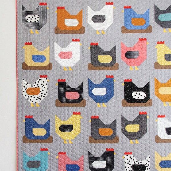Chicken Quilt Pattern - Etsy