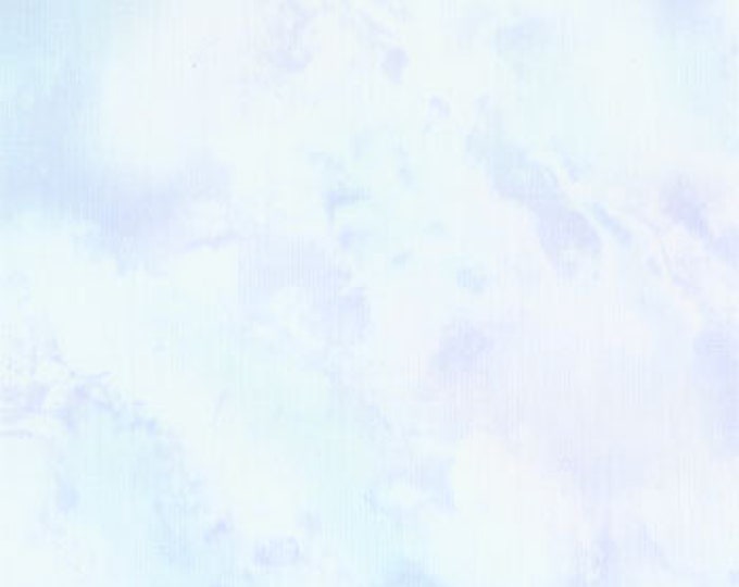 MARBLE MATE Multi White Cloud Blue Moda by the Half Yard Cotton Quilt ...