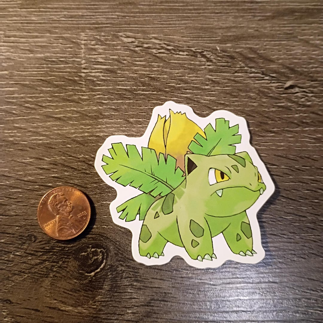 Shiny Ivysaur Sticker – Waterproof Vinyl Decal - Etsy