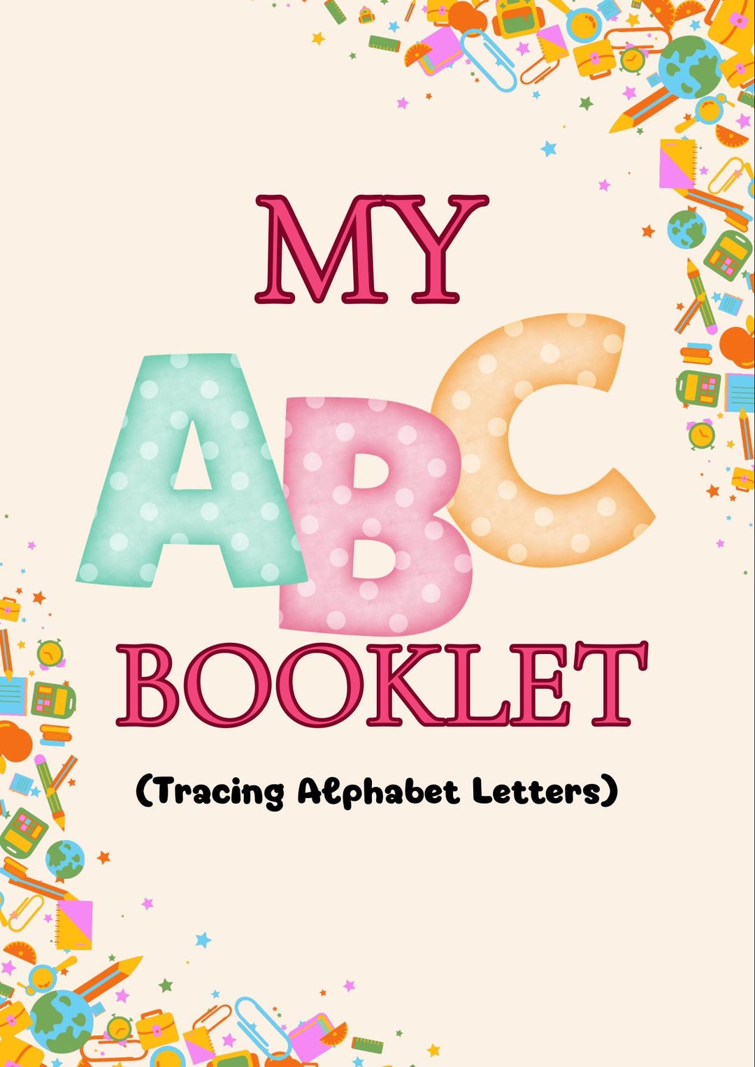 ABC Tracing Workbook for Kids – Alphabet Letter Tracing Worksheets ...