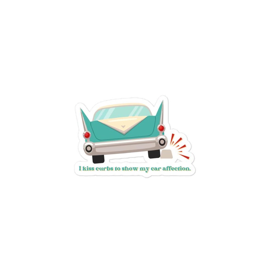 Curb Kissin' Sticker - Etsy