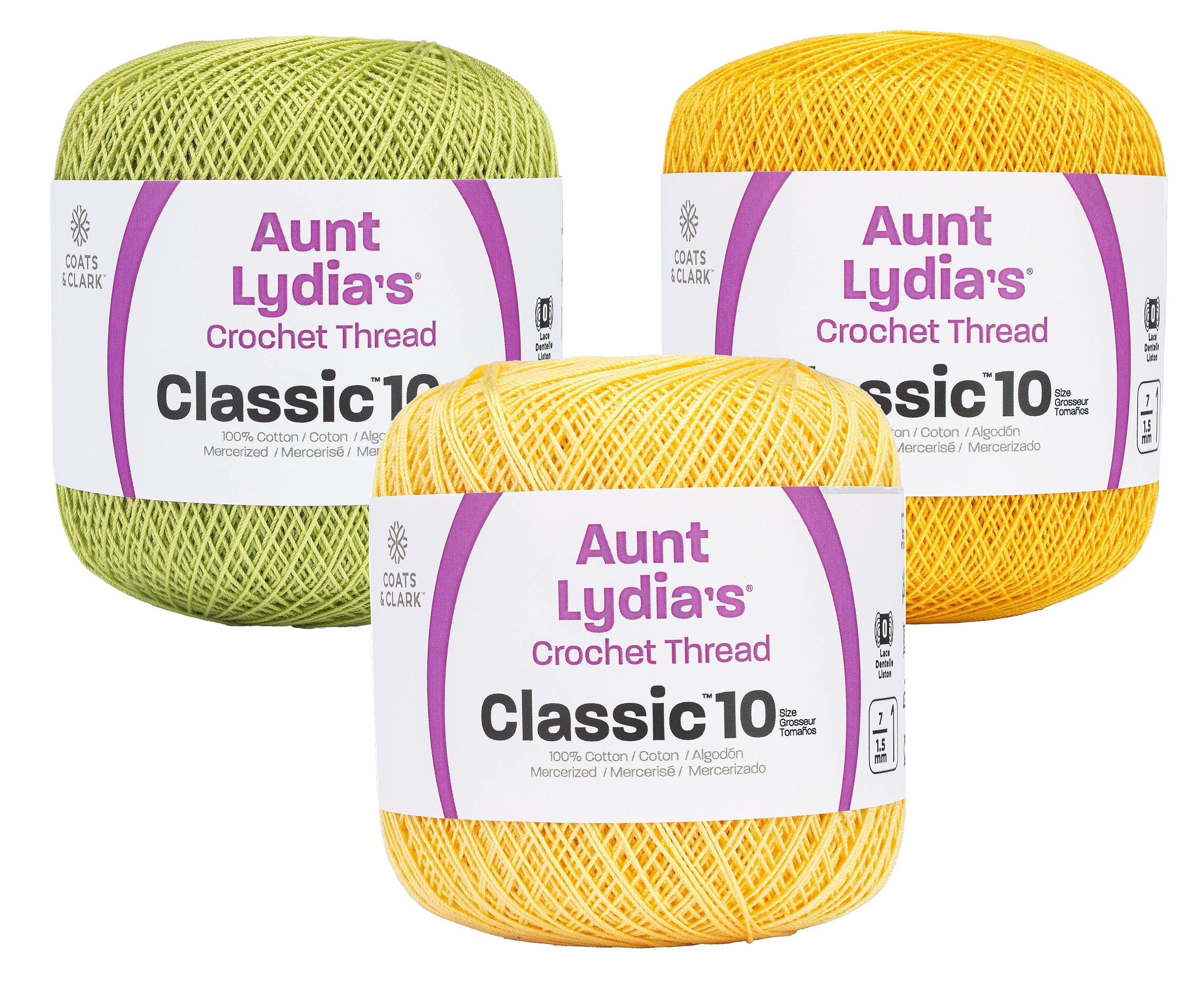 Aunt Lydia's Crochet Thread Cotton Yarn - Color Combos - Etsy
