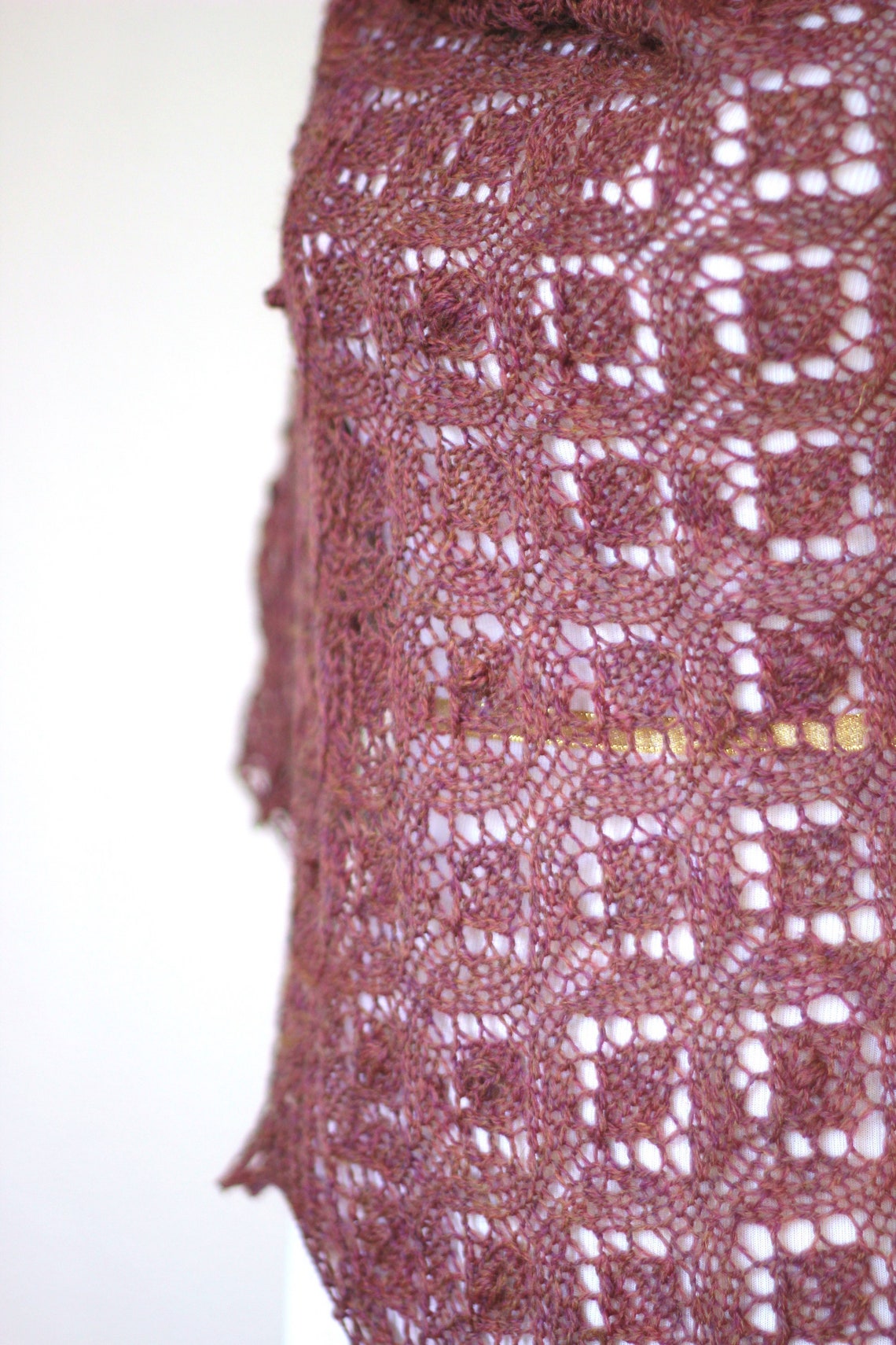 Knitting Pattern Knit Shawl Pattern Knitting Tutorial in | Etsy