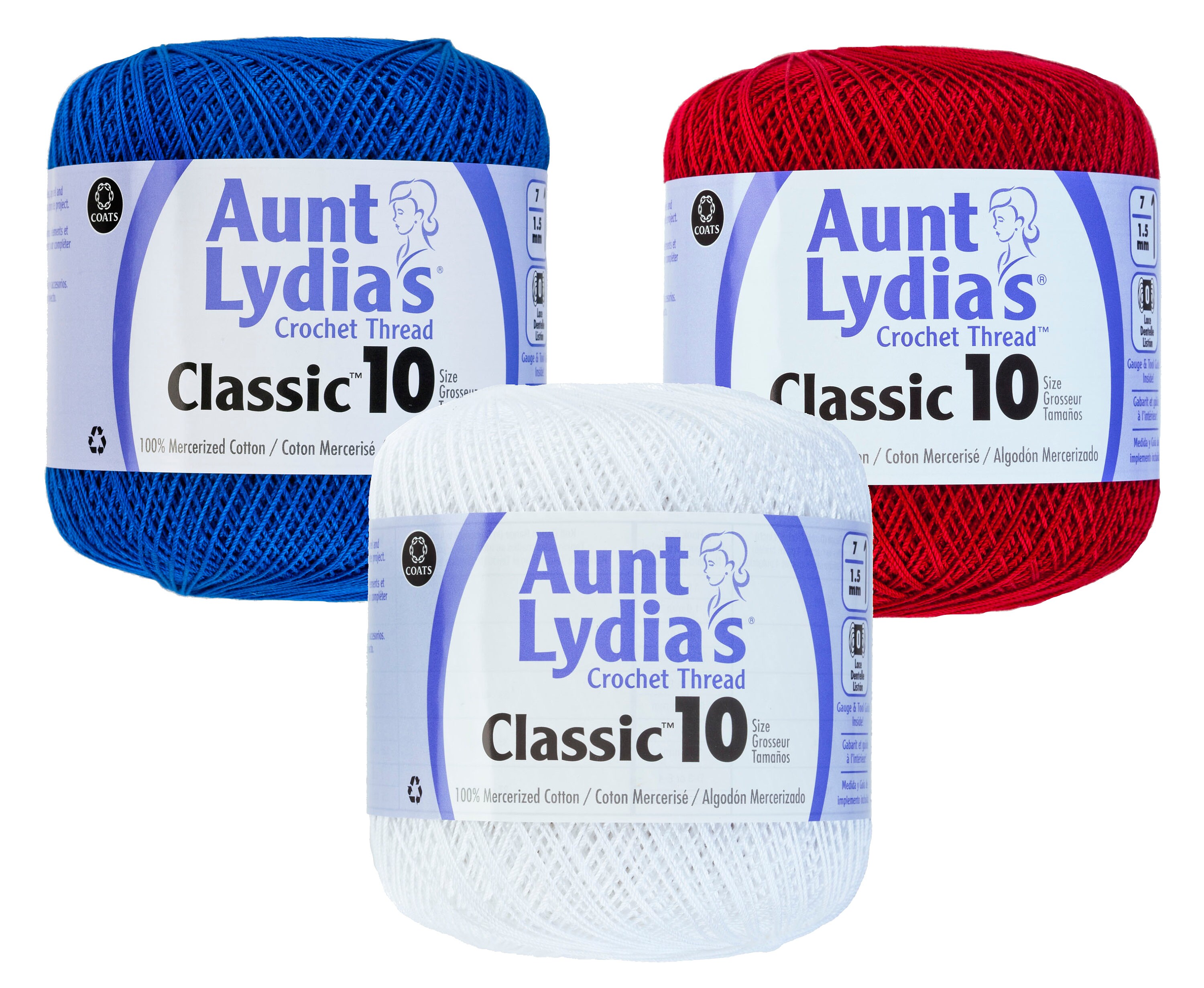 Aunt Lydia's Crochet Thread Cotton Yarn - Color Combos - Etsy