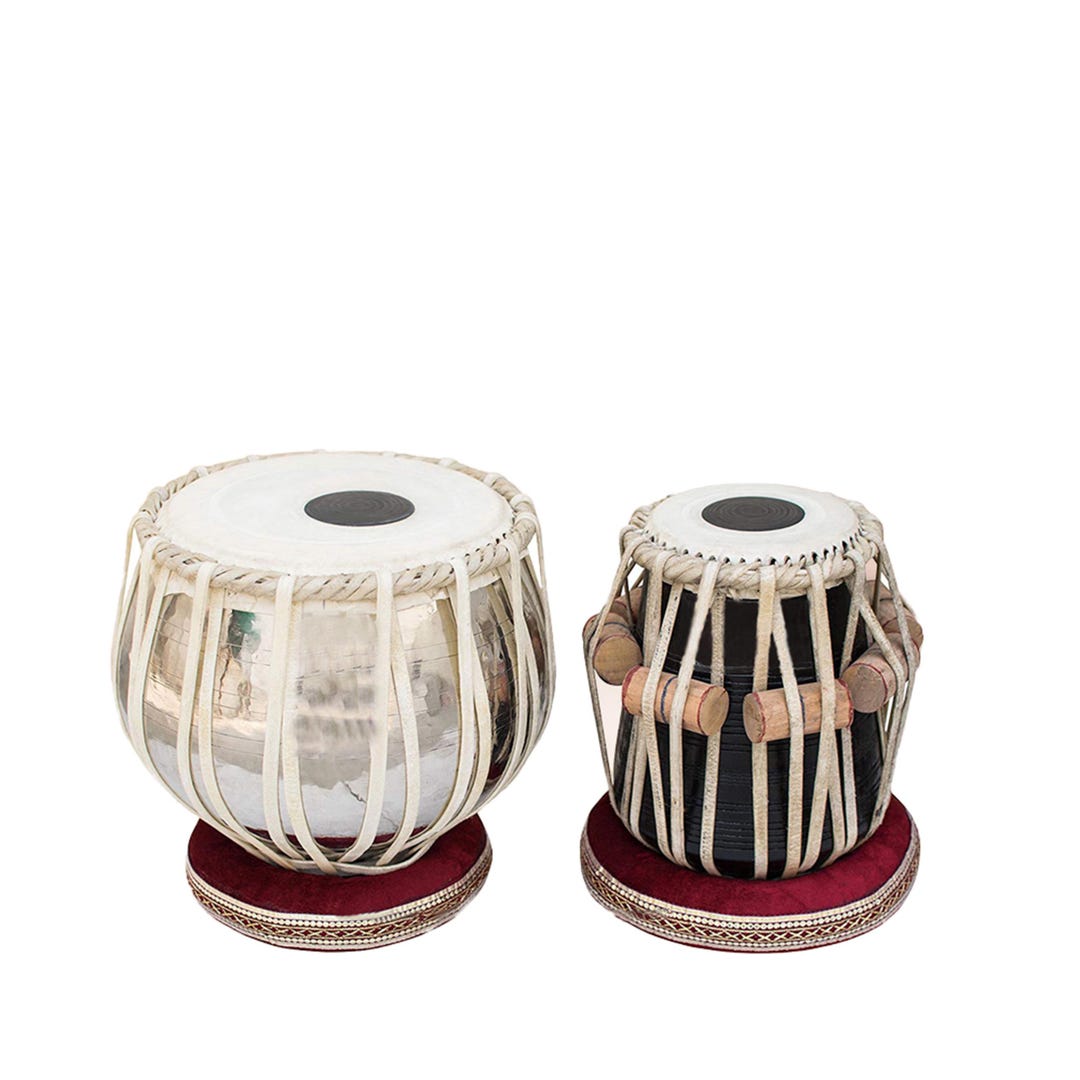 Professional Teak Wood Bayan Tabla Set, Handmade Musical Instrument - Etsy