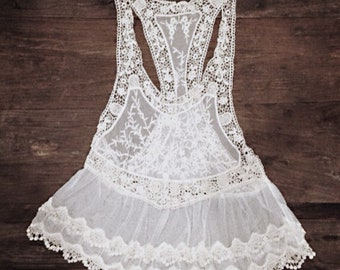 Lace Crochet Tank | Etsy