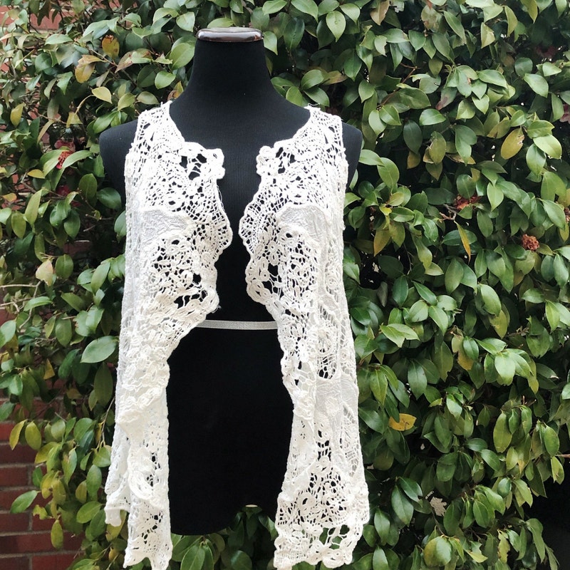 Crochet Lace Jacket - Etsy