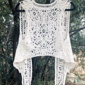 Love Spell Lace Vest Lace Cover Up Boho Lace Jacket White - Etsy