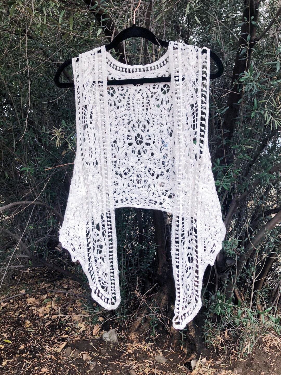 Love Spell Lace Vest Lace Cover Up Boho Lace Jacket White - Etsy