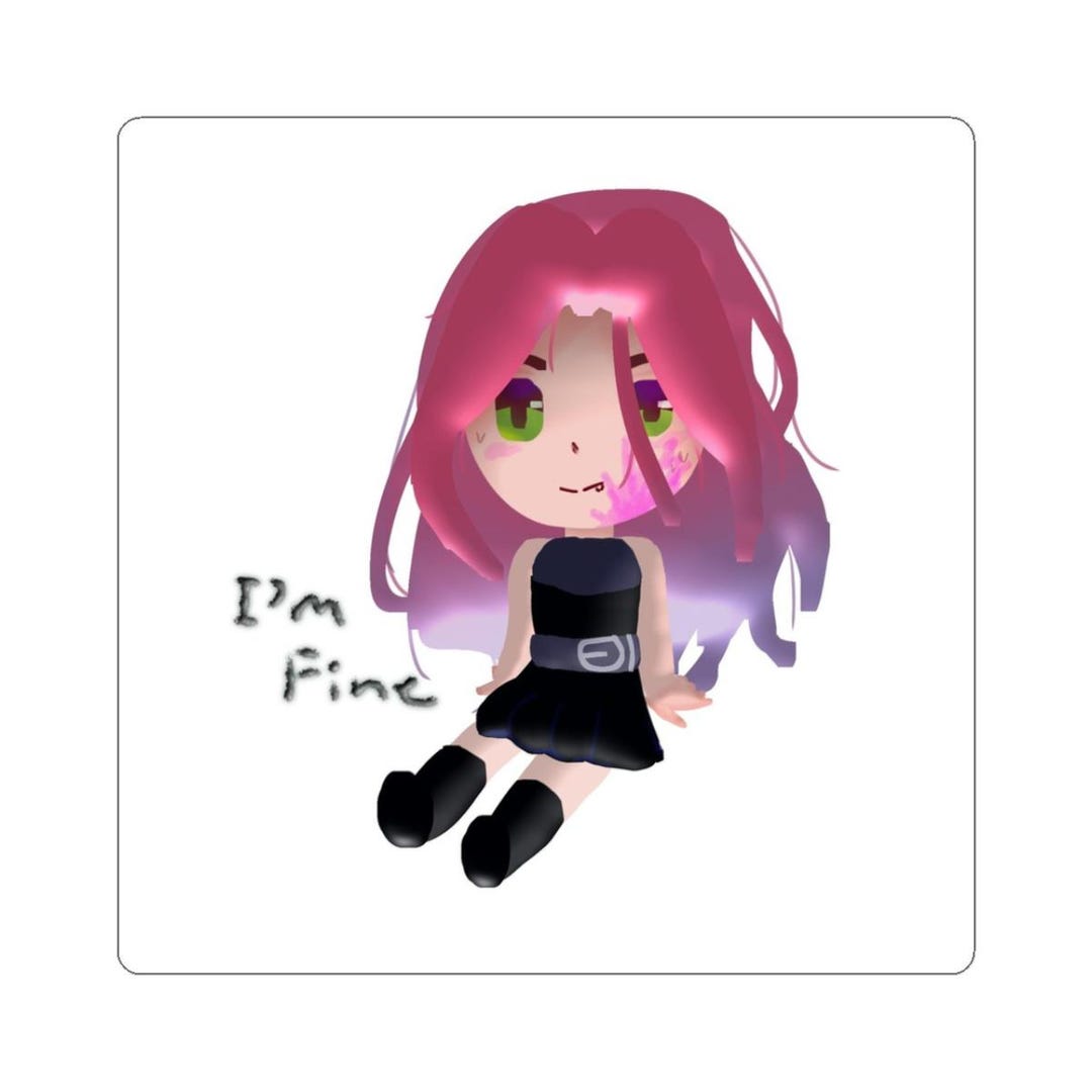 Mizi 'i'm Fine' Alien Stage Sticker | Kiss-cut Sticker - Etsy