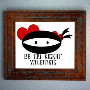 Digital File, Iron on Ninja Shirt, Valentines Day Iron on Transfer ...