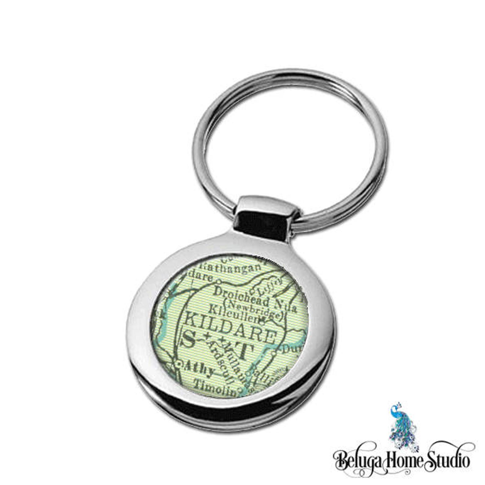 Map Keychain Kildare Ireland Country in UK Europe Key Ring Fob - Etsy