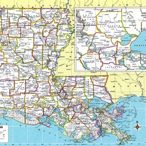 Louisiana Map Bracelet / Bay Boudreau, Drum Bay LA / Map Charm Bracelet ...