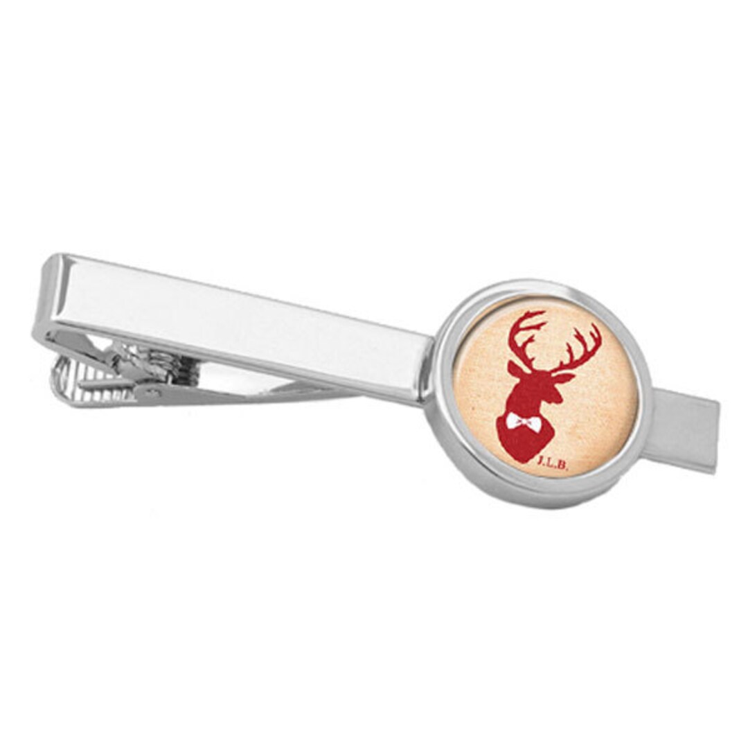 Personalized Tuxedo Stag Tie Clip Necktie Bar Mens Accessory - Etsy