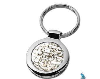 Maryland State Flag Pendant Keychain - Etsy