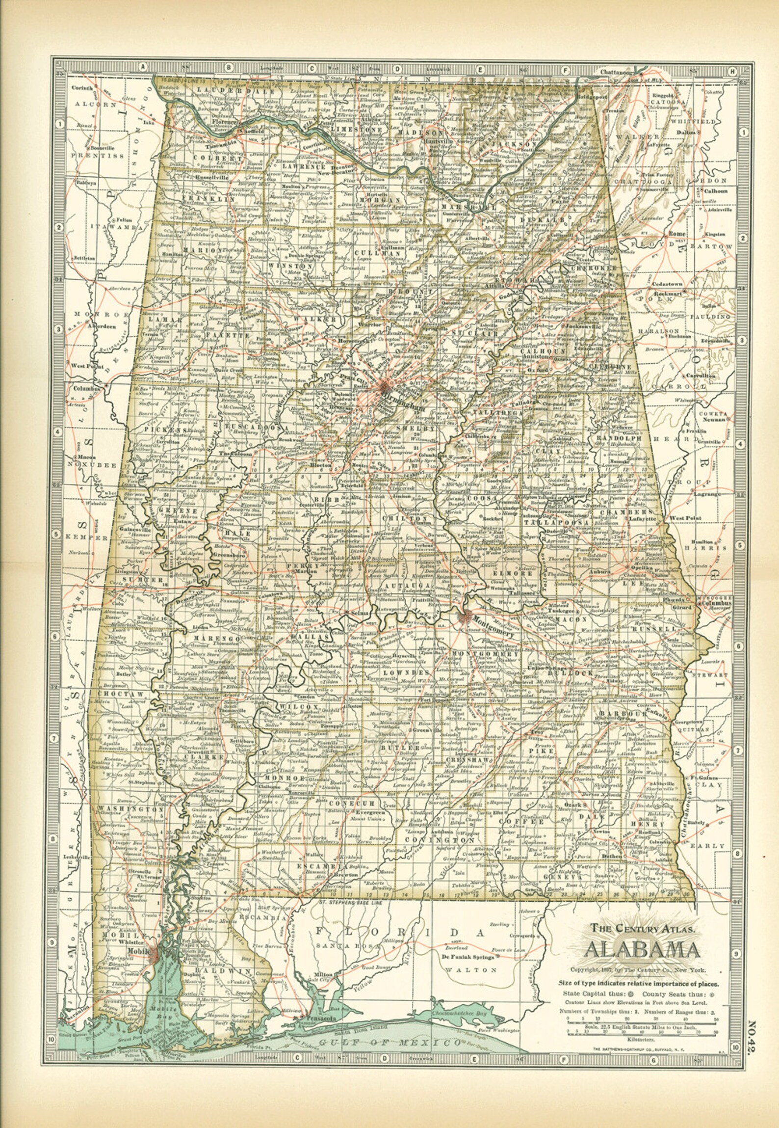 Mobile Alabama Map Pillow / City State AL Throw Pillow / Home - Etsy