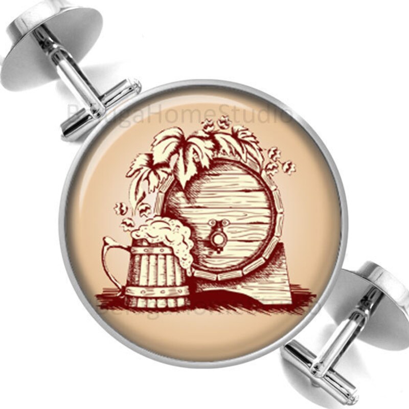 Beer Cufflinks - Etsy