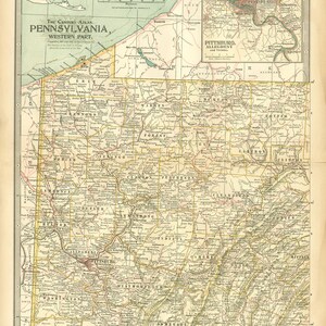 Shippensburg PA Map Charm Bracelet State of Pennsylvania Bangle Cuff ...