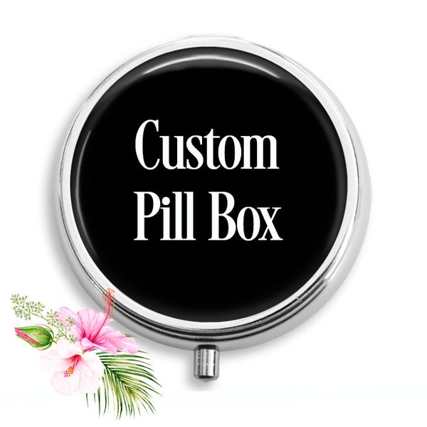 Custom Pill Box - Etsy