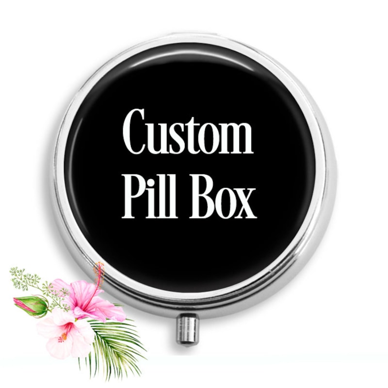 Custom Pill Box - Etsy