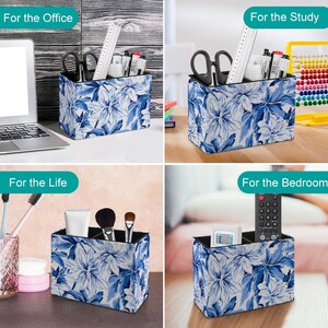 Blue Floral Pen Holder - Etsy