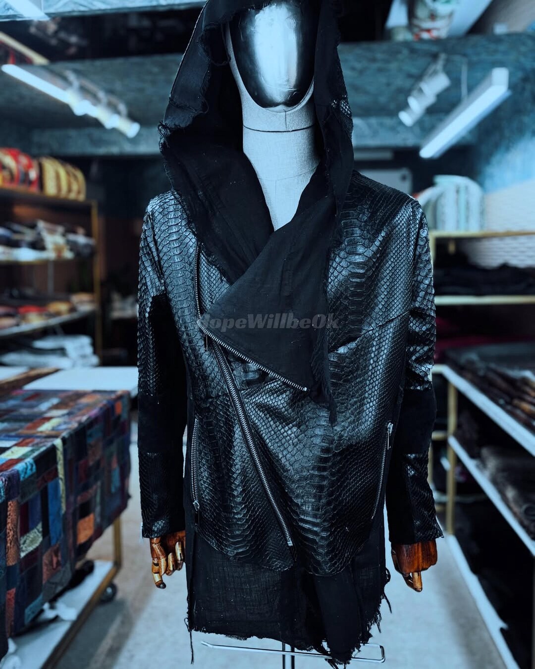 Genuine Black Python Men Jacket : Formal and Casual Snakeskin Fashion ...