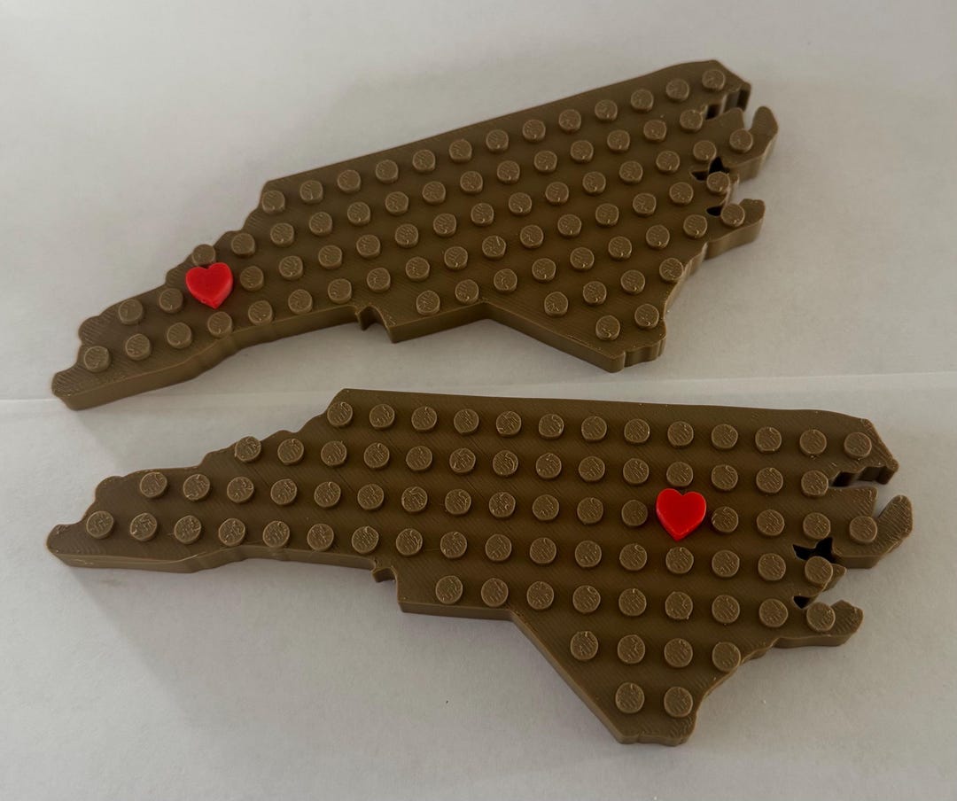 State Fridge Magnets With Moveable Heart Peg - Etsy