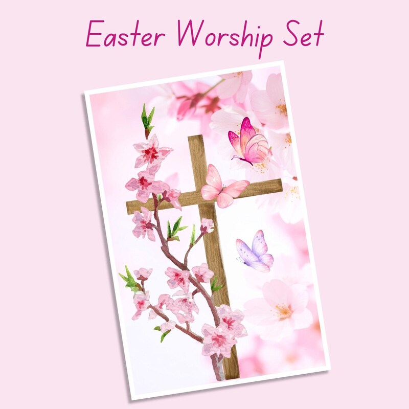 Easter Church Bulletin Covers - Etsy