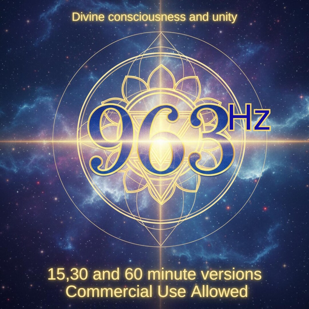963 Hz Solfeggio Frequency Music | 15/30/60 Min Tracks | Commercial Use ...