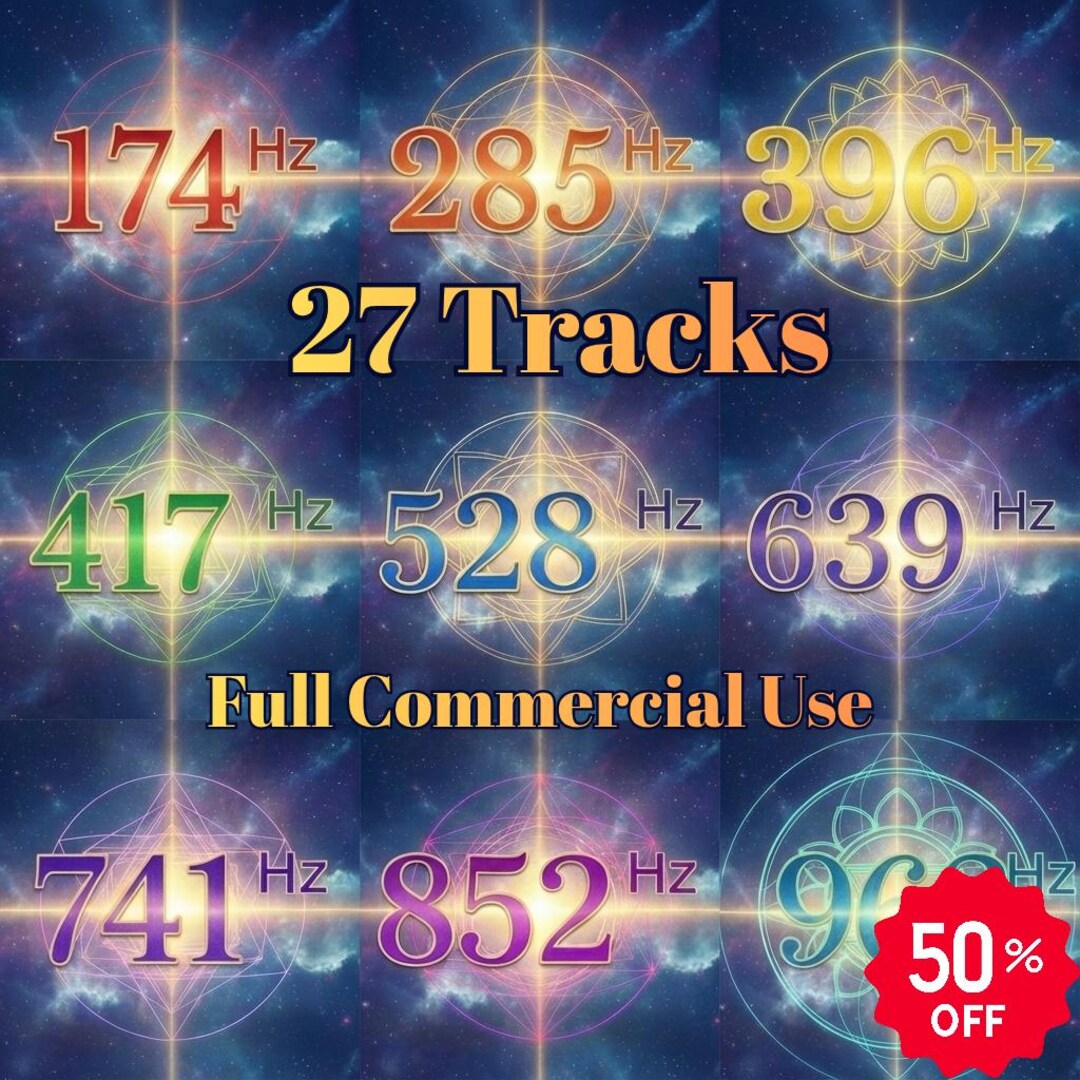 Complete Solfeggio Frequency Bundle | All 9 Frequencies (174hz - 963hz ...