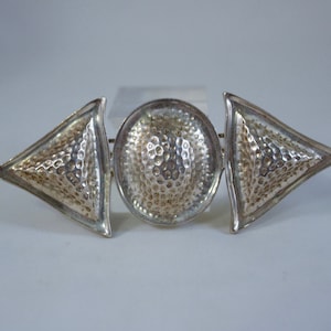 Modernist Peter Brams Brutalist Inspired Hammered Sterling Brooch - Etsy