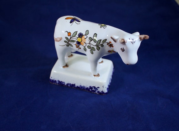 Rare Tiffany & Co. Faience France Cow Figurine | Etsy