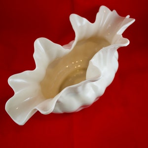 Rare Vintage Lenox Ruffle Top Clam Shell Design Porcelain Vase - Etsy