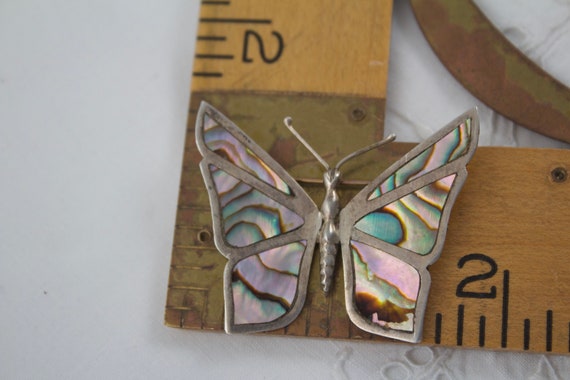 Vintage XOLA Cuernavaca Taxco Sterling and Inlaid Aba… - Gem