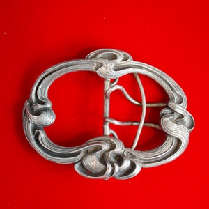 Rare William B Kerr Sterling Art Nouveau Belt Buckle, Sash Buckle - Etsy