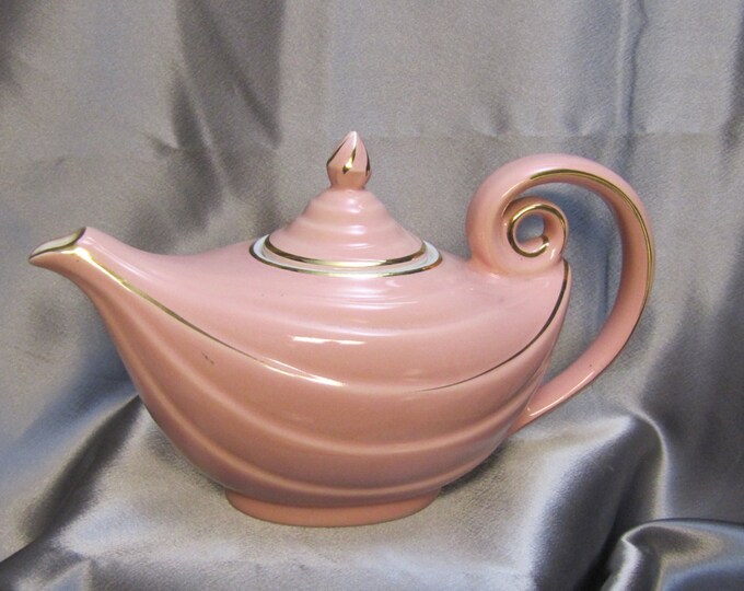 Rare 1940's Hall Pink Aladdin Teapot - Etsy