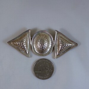 Modernist Peter Brams Brutalist Inspired Hammered Sterling Brooch - Etsy