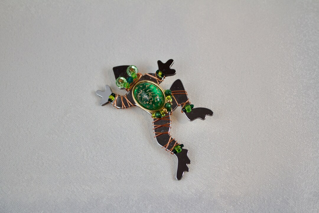 2001 Retired U2K Liztech Frog Brooch Handcrafted Brooch - Etsy