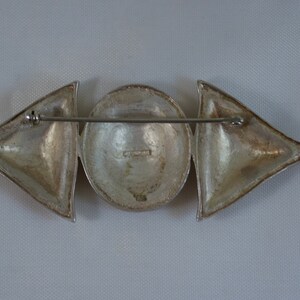 Modernist Peter Brams Brutalist Inspired Hammered Sterling Brooch - Etsy