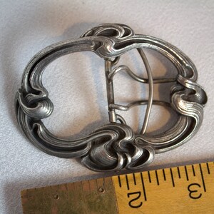 Rare William B Kerr Sterling Art Nouveau Belt Buckle, Sash Buckle - Etsy