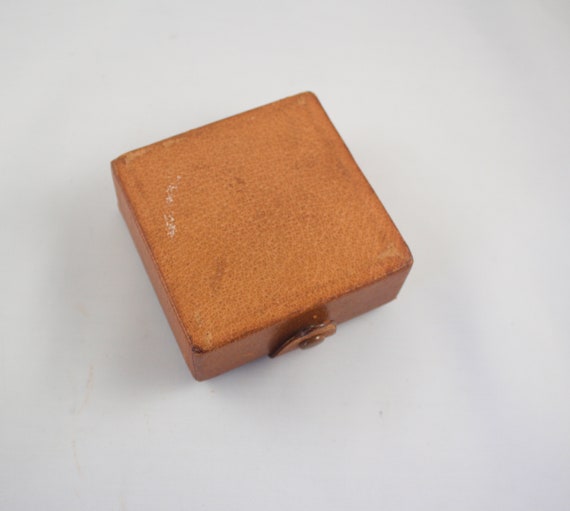 Antique Italian Leather Presentation Box, Leather Jew… - Gem