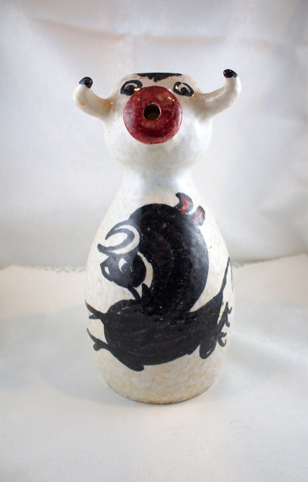 Vintage Sanguine Toledo Spain Picasso Inspired Bull Pitcher - Etsy