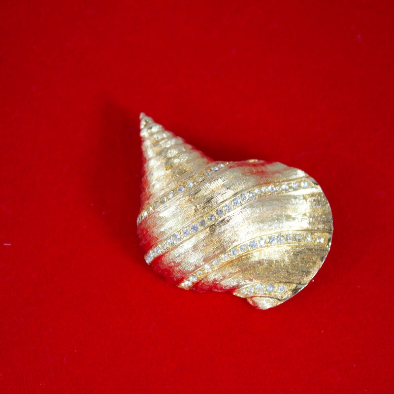 Shell Brooch - Etsy