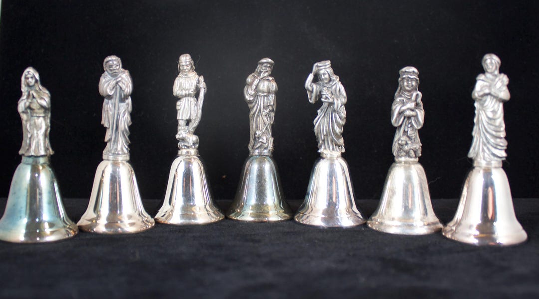 Reed and Barton Vintage Nativity Bell Set of 7 Bells - Etsy