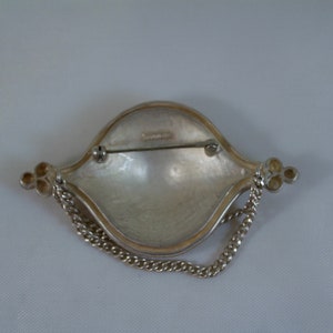 Modernist Peter Brams Brutalist Inspired Hammered Sterling Chatelaine ...