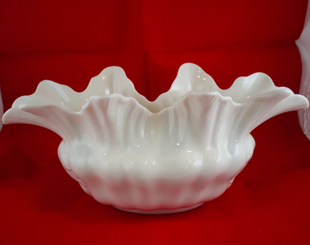 Rare Vintage Lenox Ruffle Top Clam Shell Design Porcelain Vase - Etsy
