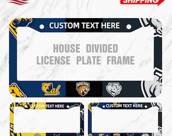 House Divided License Plate Frame - Etsy
