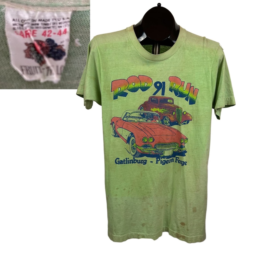 1990s Rod Run Gatlinburg To Pigeon Forge T Shirt Single Stitch Men S