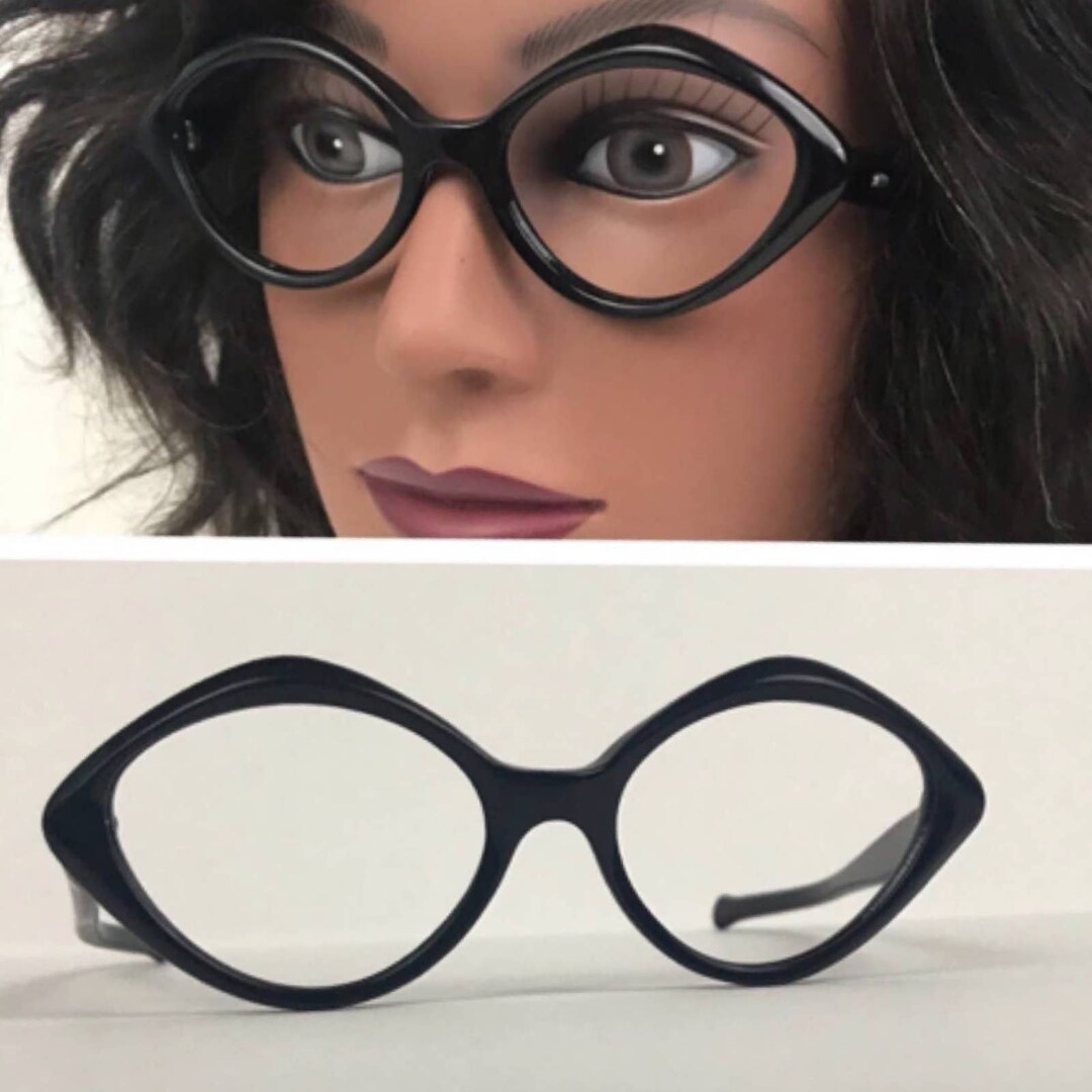 Deadstock Vintage Black Diamond Eyeglasses Frame Only / - Etsy
